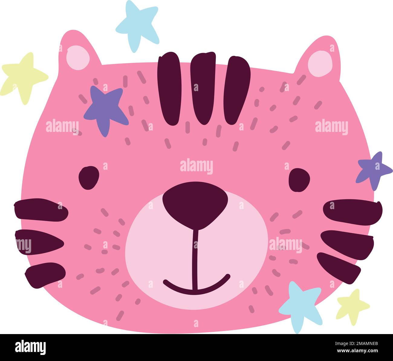 tiger head animal Stock Vector Image & Art - Alamy