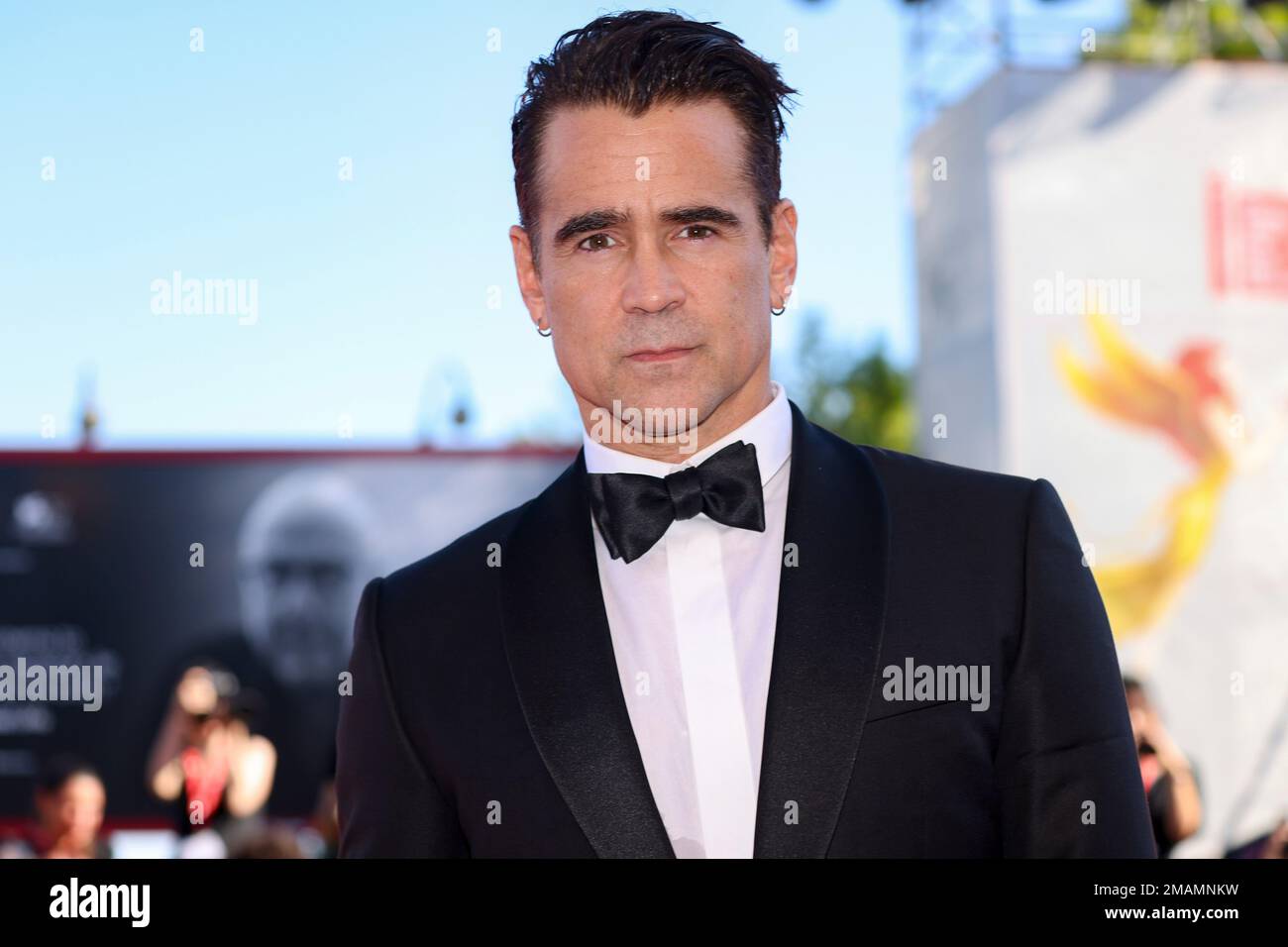Colin Farrell poses for photographers upon arrival at the premiere of ...
