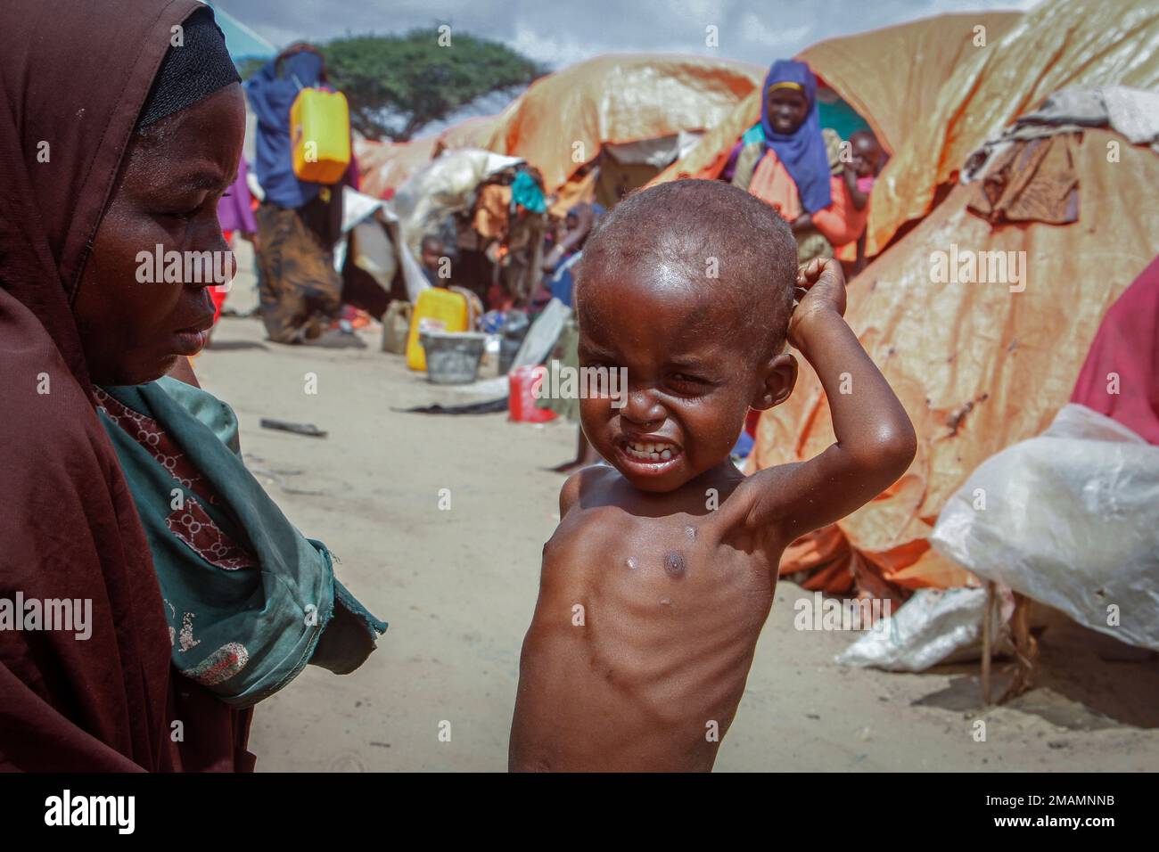 FILE - Nurto Mohamud Ali, 45, who fled the drought-stricken Lower ...