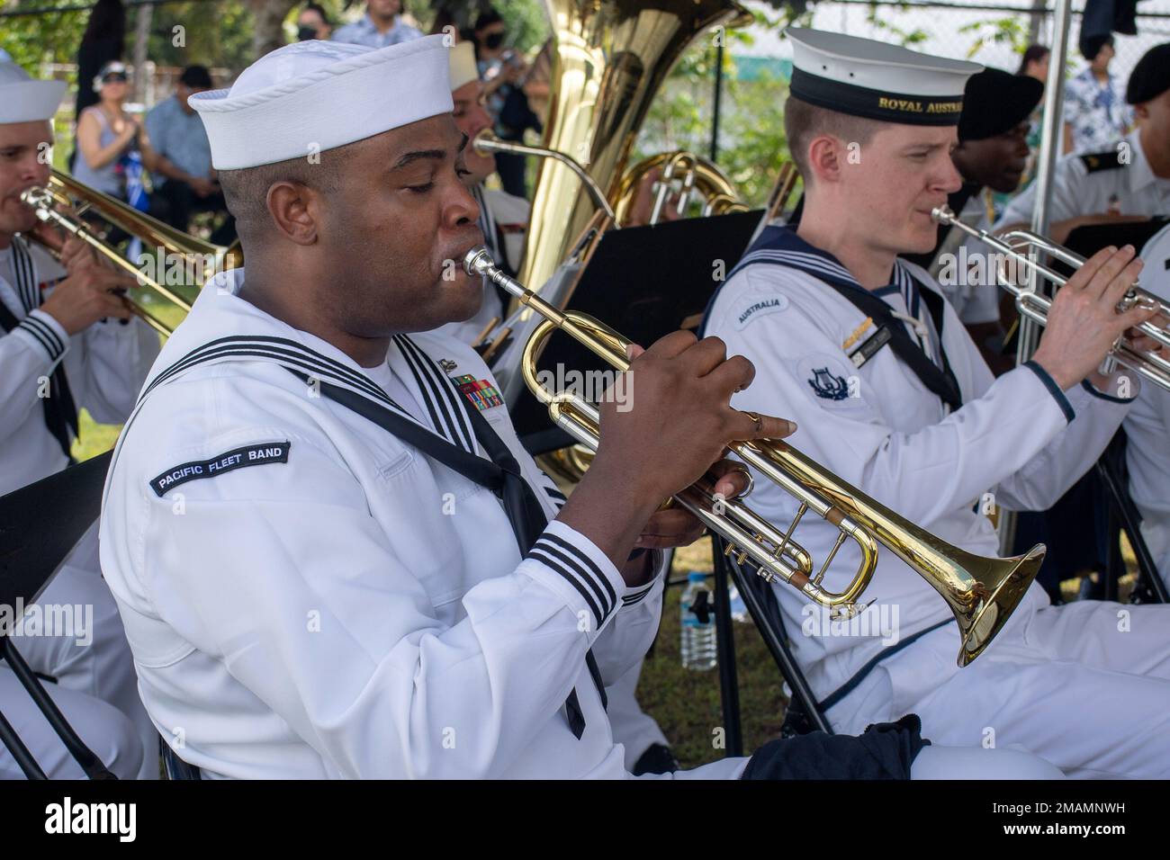 PITI, GUAM (May 30, 2022) – U.S. Navy Musician 2nd Class Michael ...
