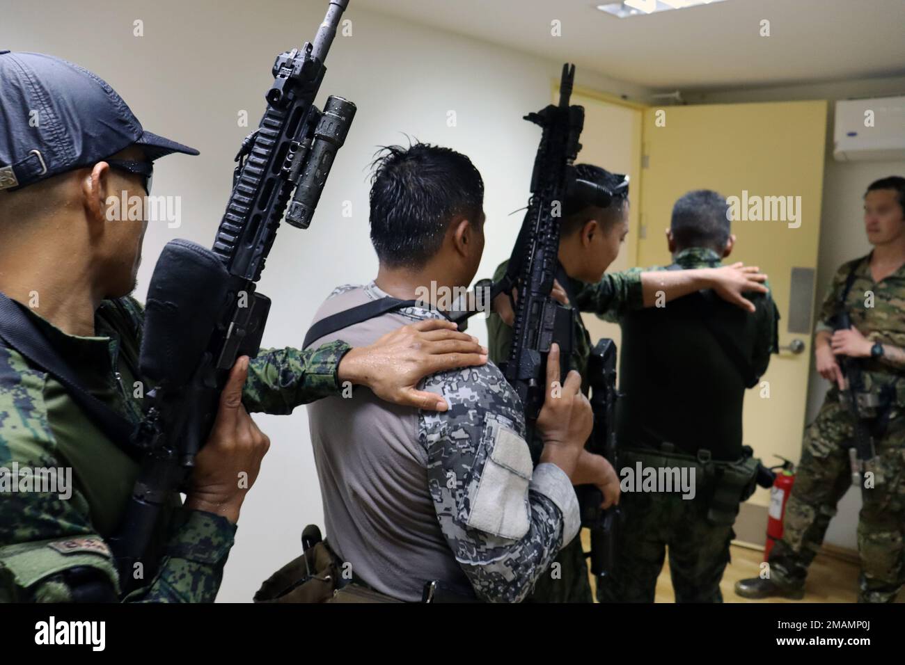 Members of the Philippine National Police - Maritime Group, 2nd Special ...