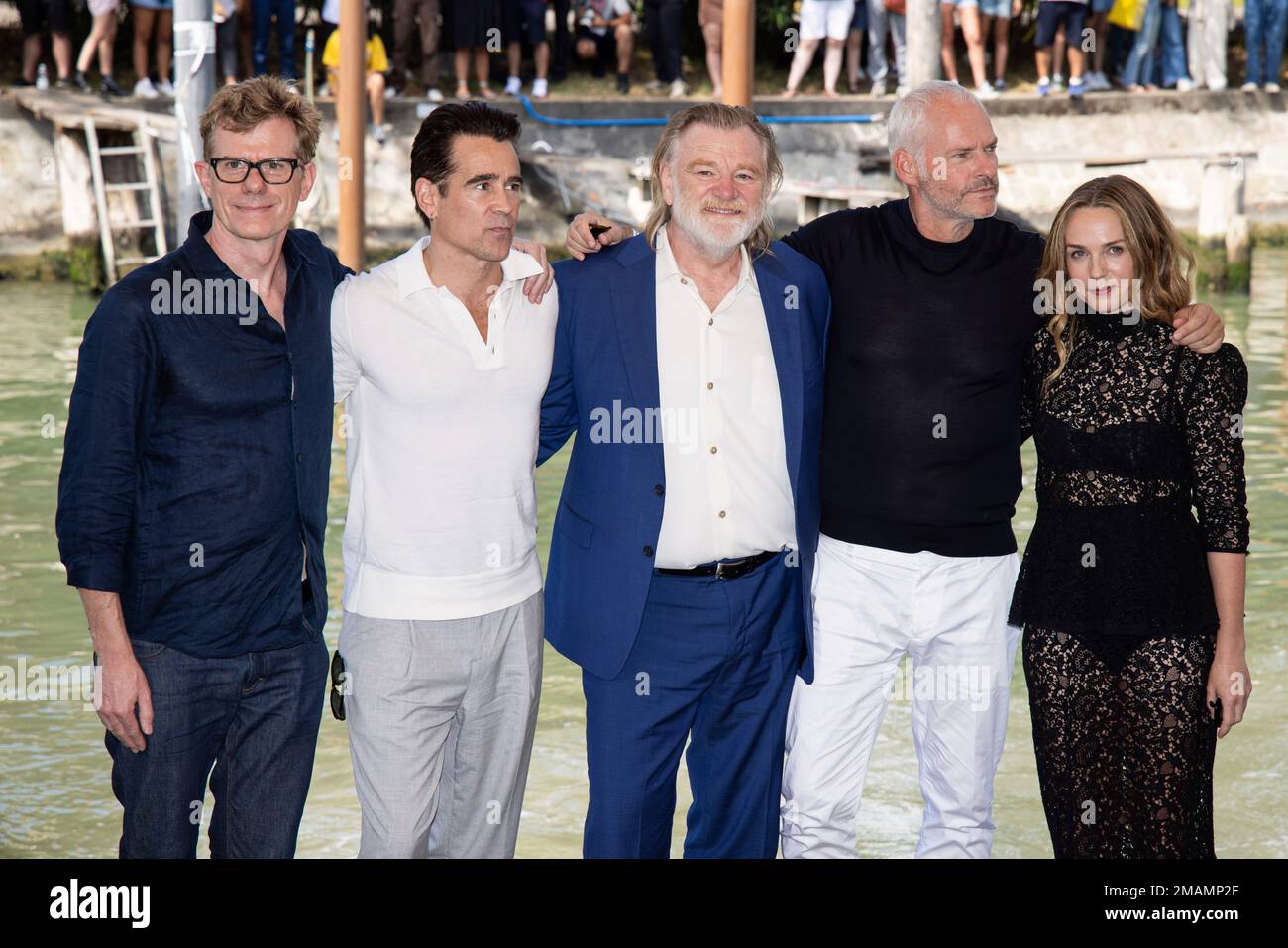Graham Broadbent, Colin Farrell, Brendan Gleeson, director Martin ...