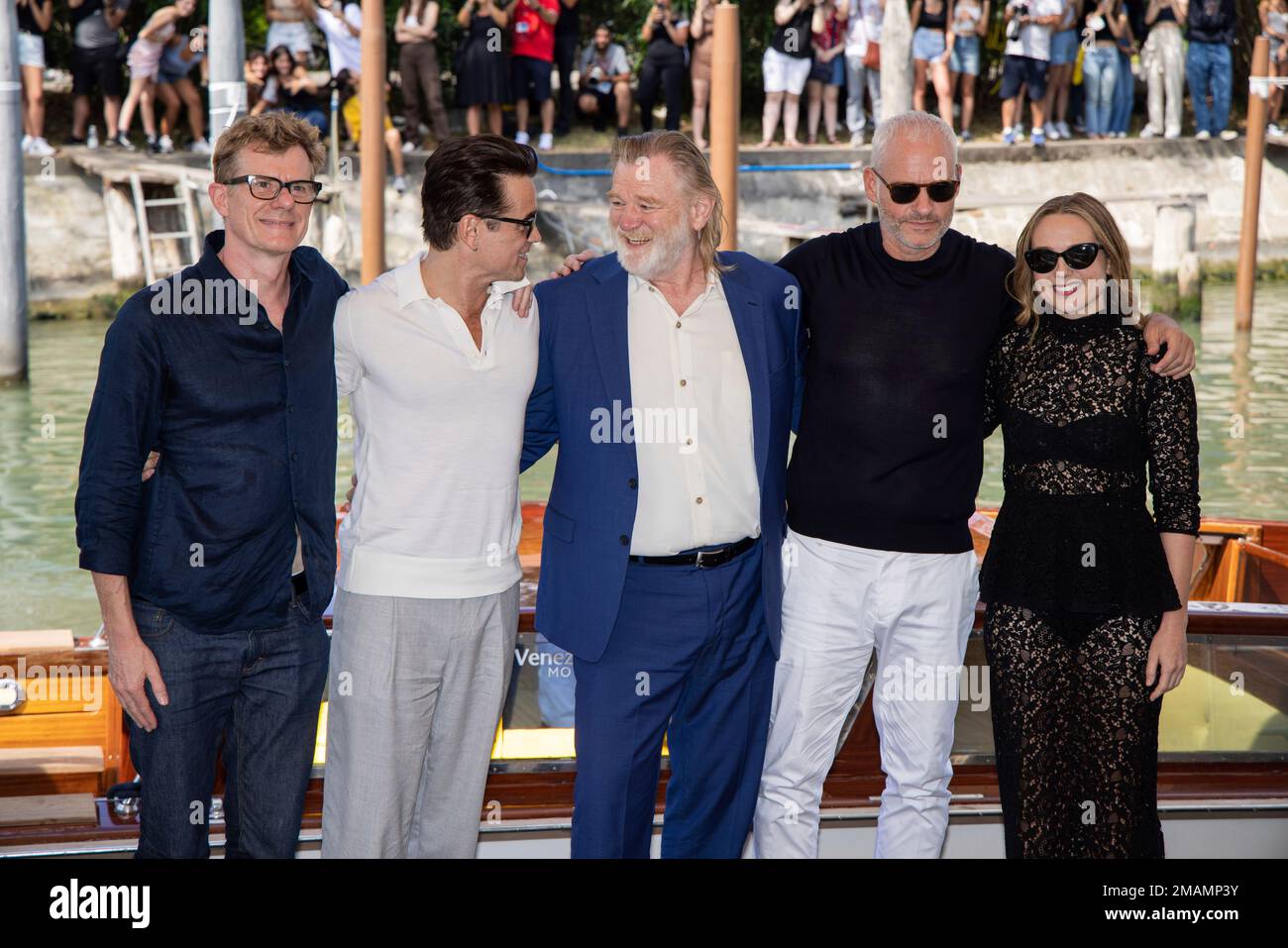 Graham Broadbent, Colin Farrell, Brendan Gleeson, director Martin ...
