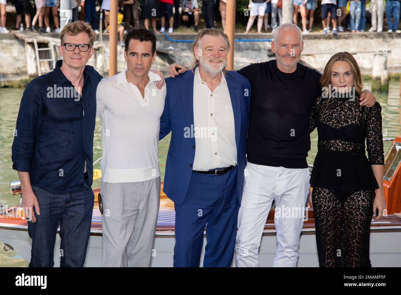 Graham Broadbent, Colin Farrell, Brendan Gleeson, director Martin ...