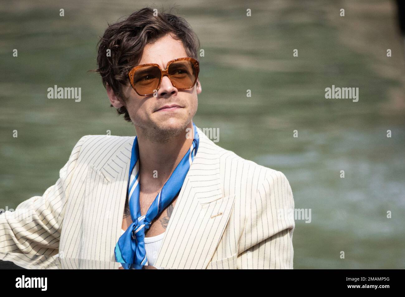 Harry Styles poses for photographers upon arrival for the photo call of ...