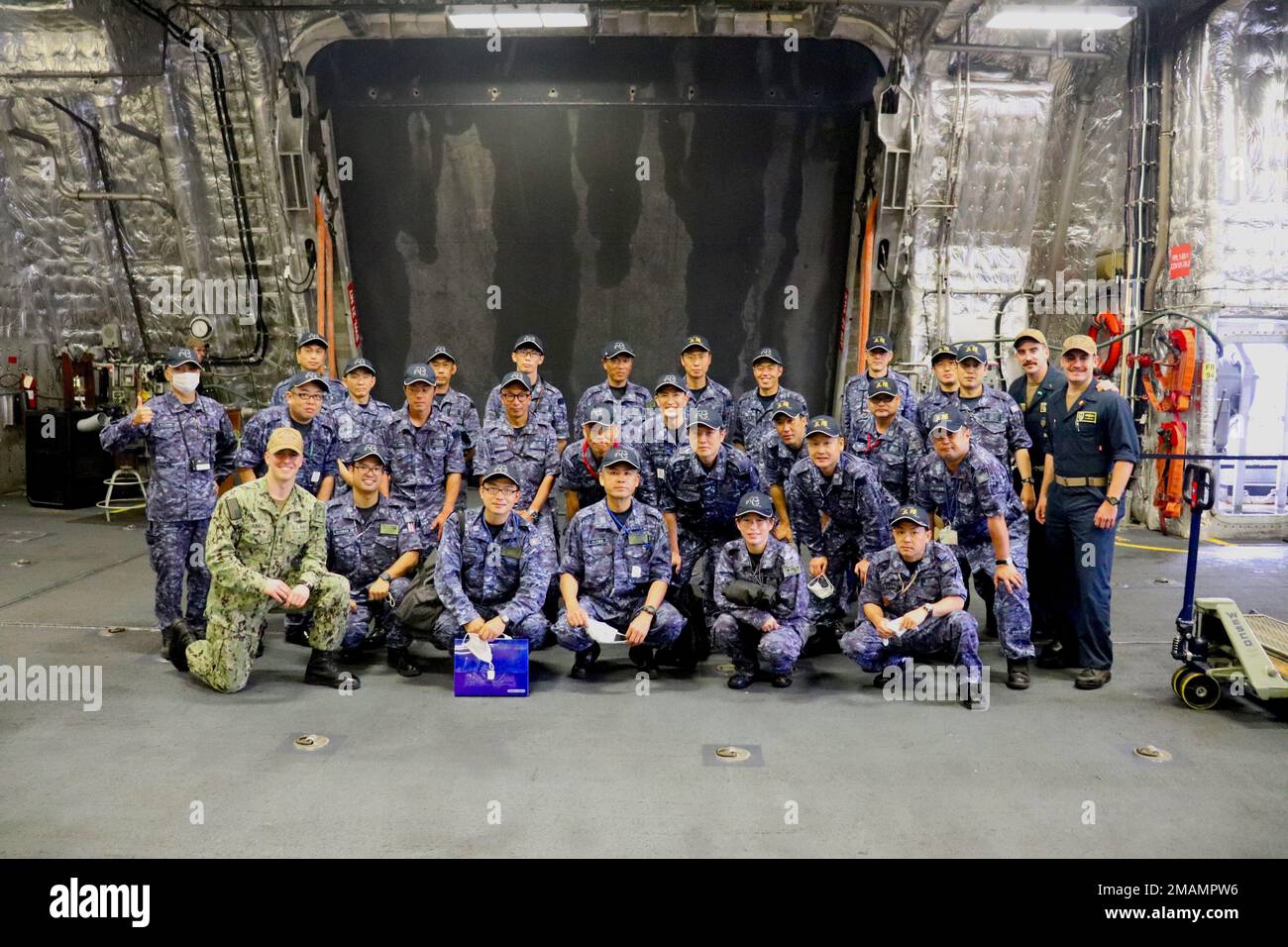 220530-O-NR876-564 SASEBO, Japan (May 30, 2022) Sailors from the Japan ...