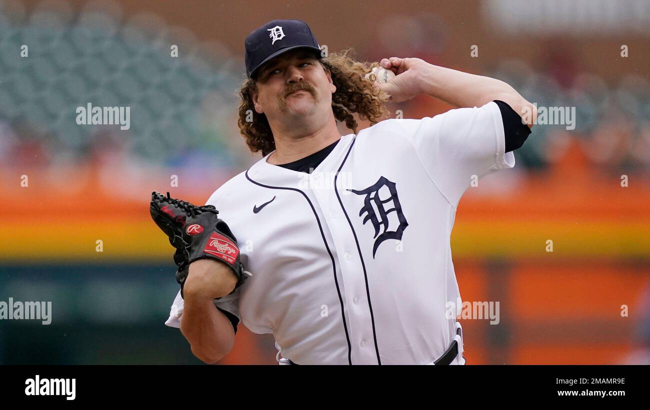 Detroit Tigers' Andrew Chafin plays during a baseball game, Sunday ...