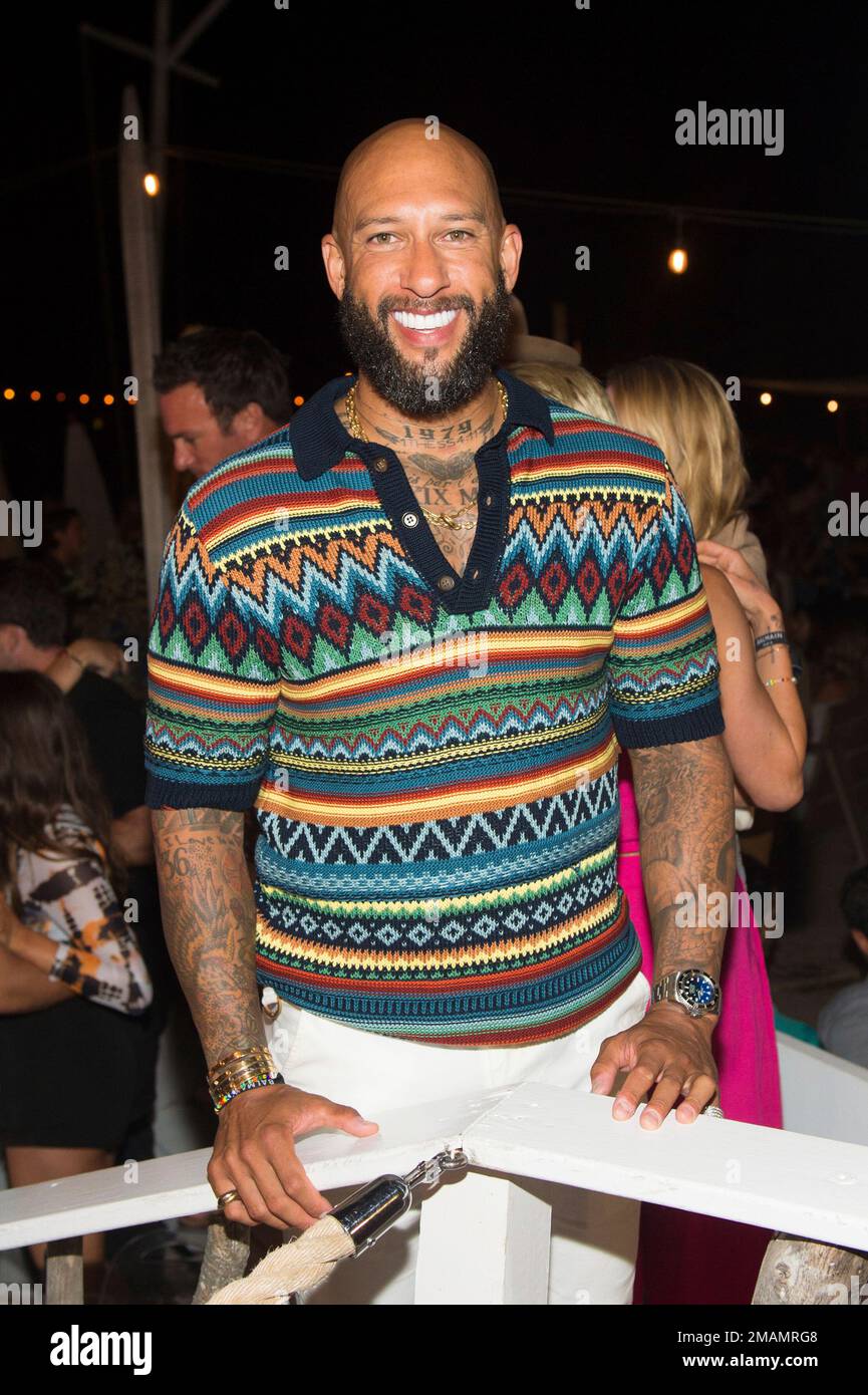 Soccer player Tim Howard appears at The Surf Lodge on Saturday, Sept. 3 ...
