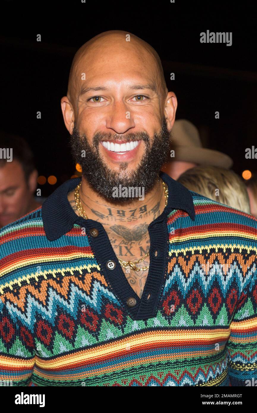 Soccer player Tim Howard appears at The Surf Lodge on Saturday, Sept. 3 ...