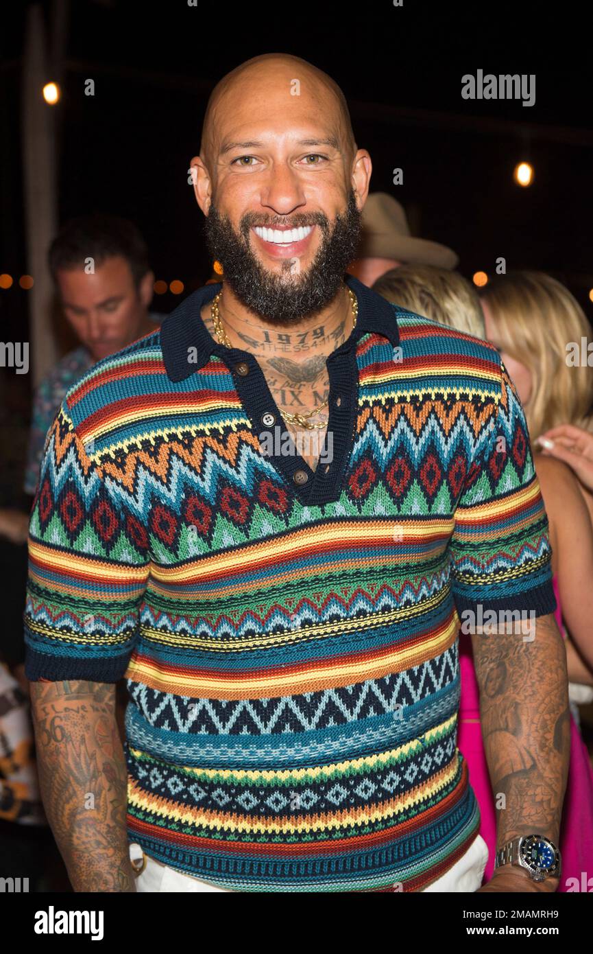 Soccer player Tim Howard appears at The Surf Lodge on Saturday, Sept. 3 ...