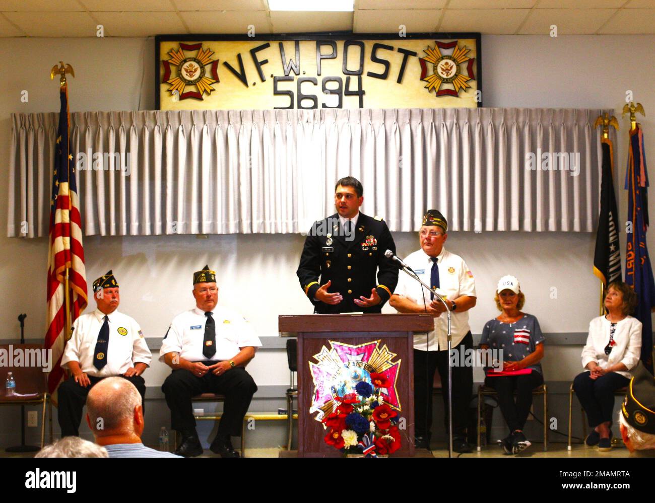 Lt. Col. Joshua M. Fields, a Breese, Illinois native, 98th Signal ...