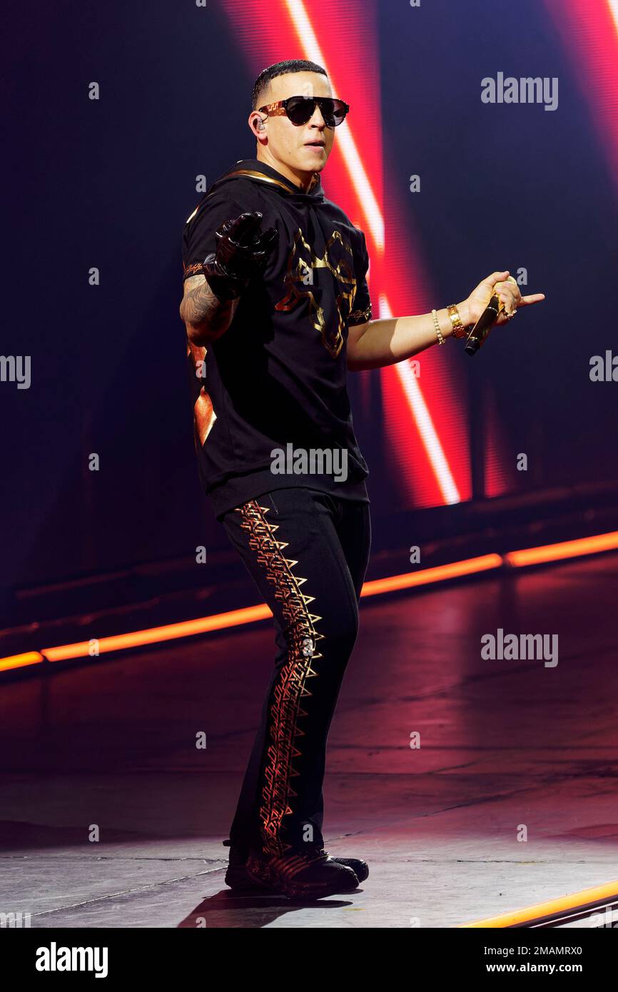Daddy Yankee performs during his farewell tour "La Ultima Vuelta (The ...