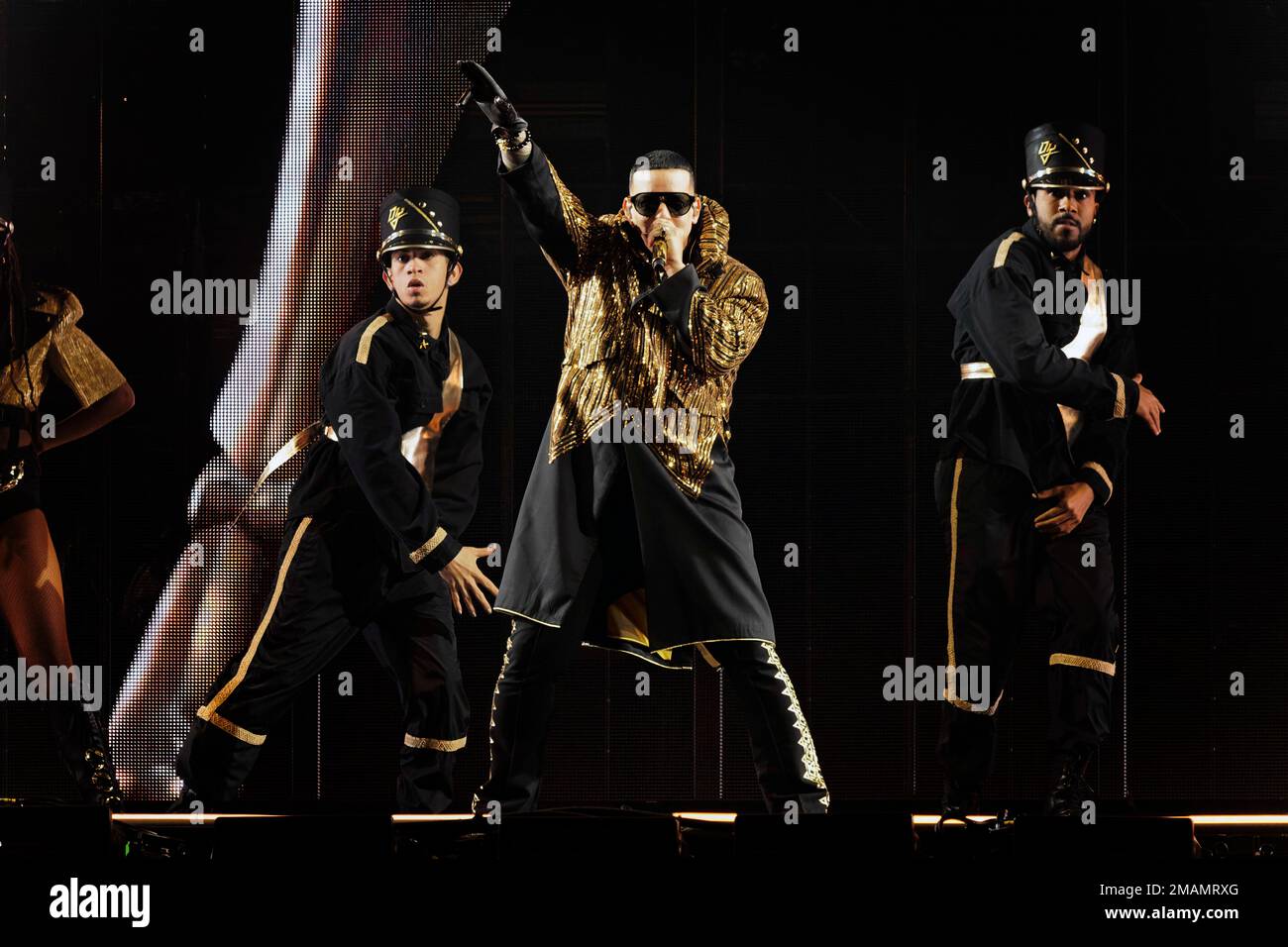 Daddy Yankee performs during his farewell tour "La Ultima Vuelta (The ...