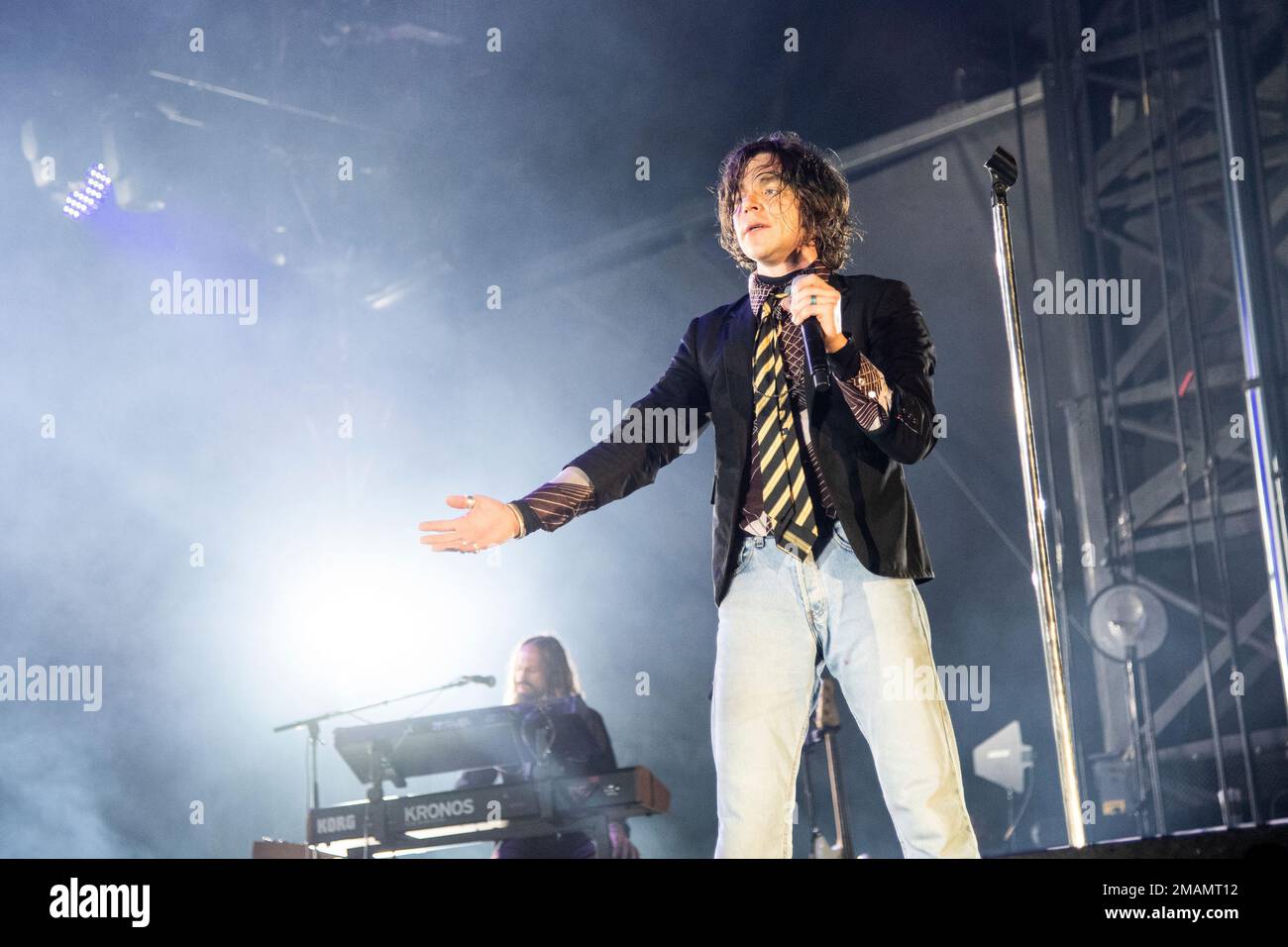 Matt Shultz of Cage The Elephant performs at the All In Music & Arts ...