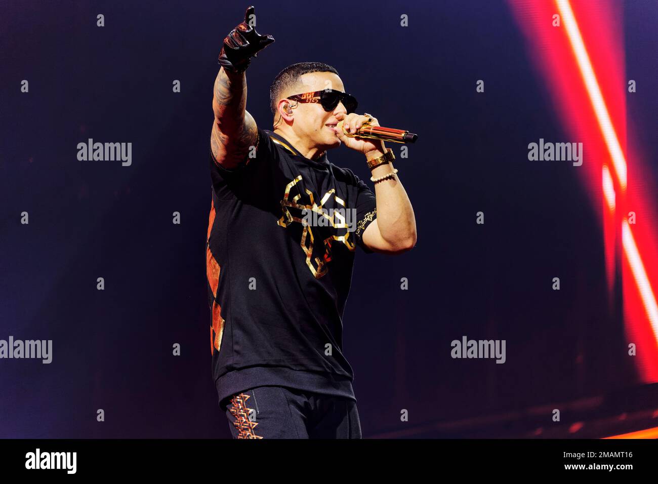 Daddy Yankee performs during his farewell tour "La Ultima Vuelta (The ...