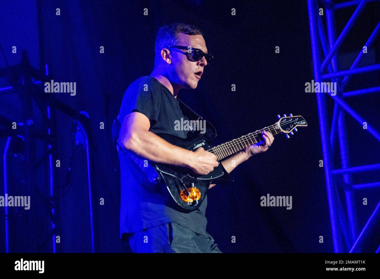 Brad Shultz of Cage The Elephant performs at the All In Music & Arts ...
