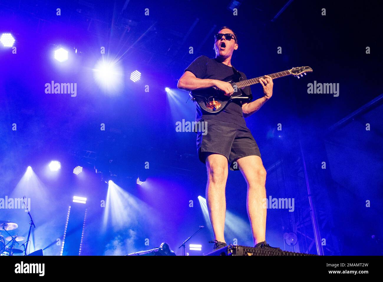 Brad Shultz of Cage The Elephant performs at the All In Music & Arts ...