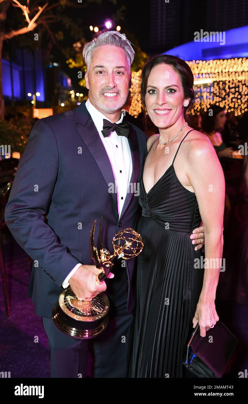 EXCLUSIVE - Wade Allen, left, winner of the Emmy for outstanding stunt ...