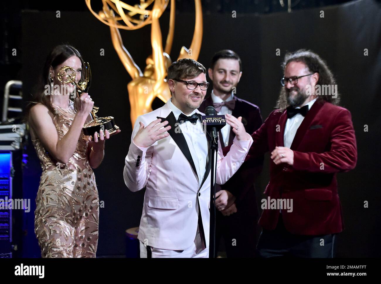 EXCLUSIVE - Laura Zempel, left, Aaron I. Butler, Nikola Boyanov, and ...