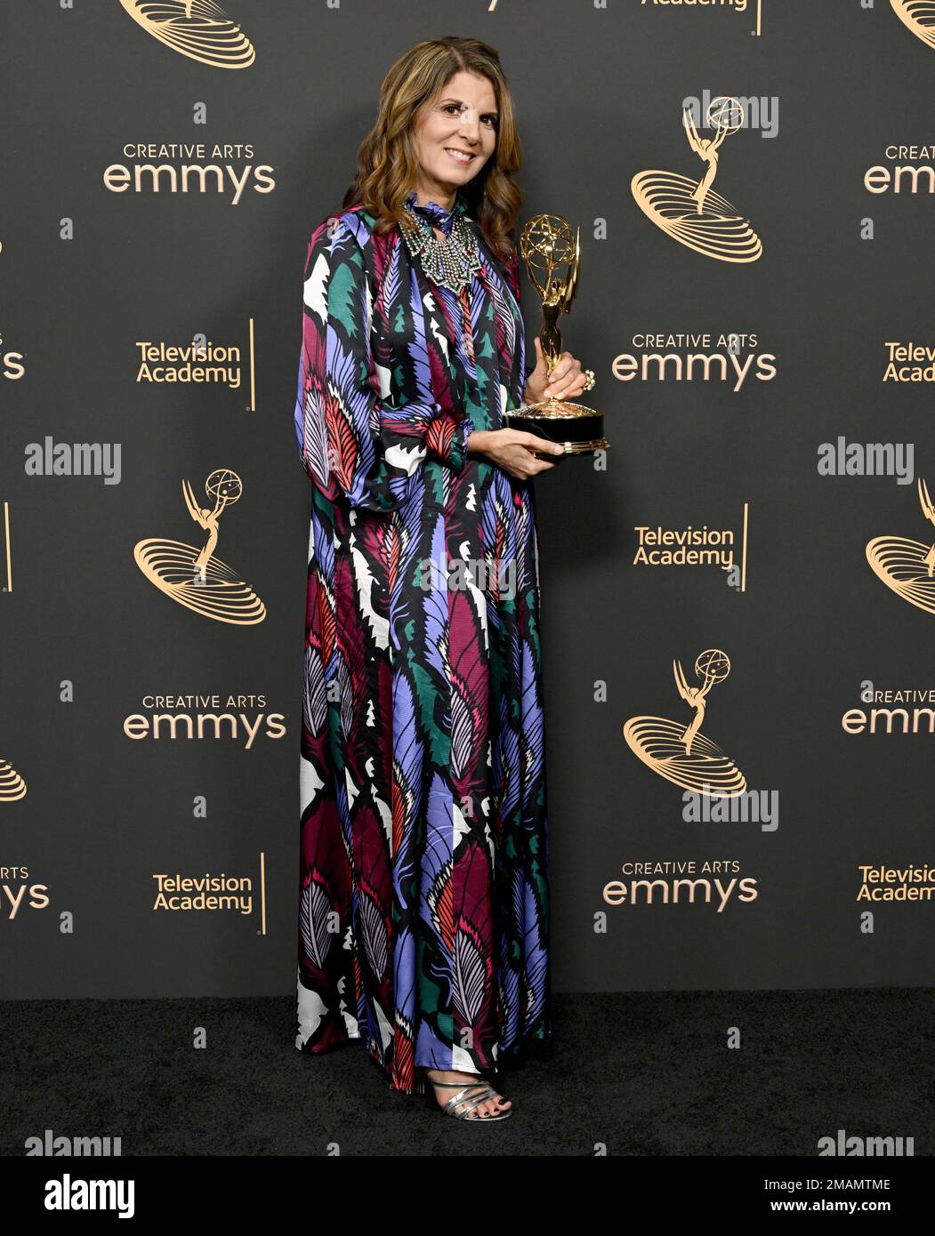 Nora Felder poses with the Emmy for outstanding music supervision for ...