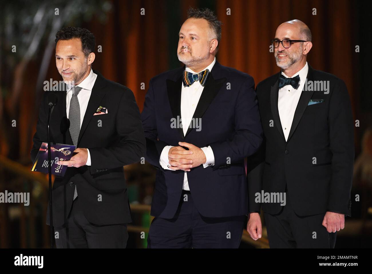 EXCLUSIVE - Curt Beech, from left, Rich Murray and Jordan Jacobs accept ...