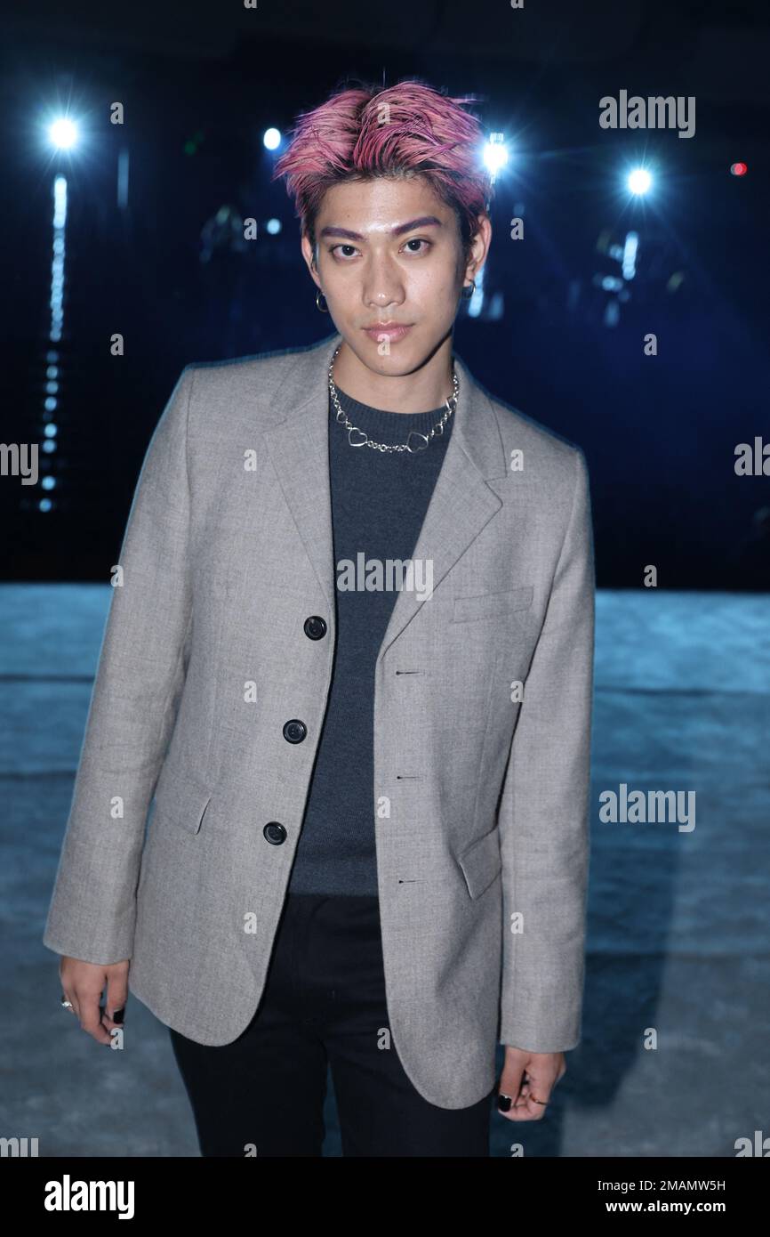 Paris, France. 19th Jan, 2023. Yamato Inoue attending the AMI ...