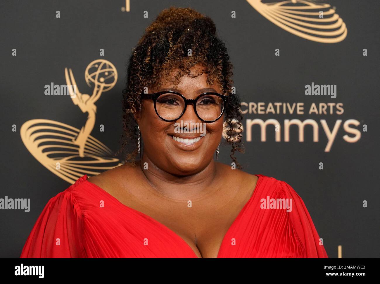 Ashley Nicole Black poses in the press room on night two of the ...