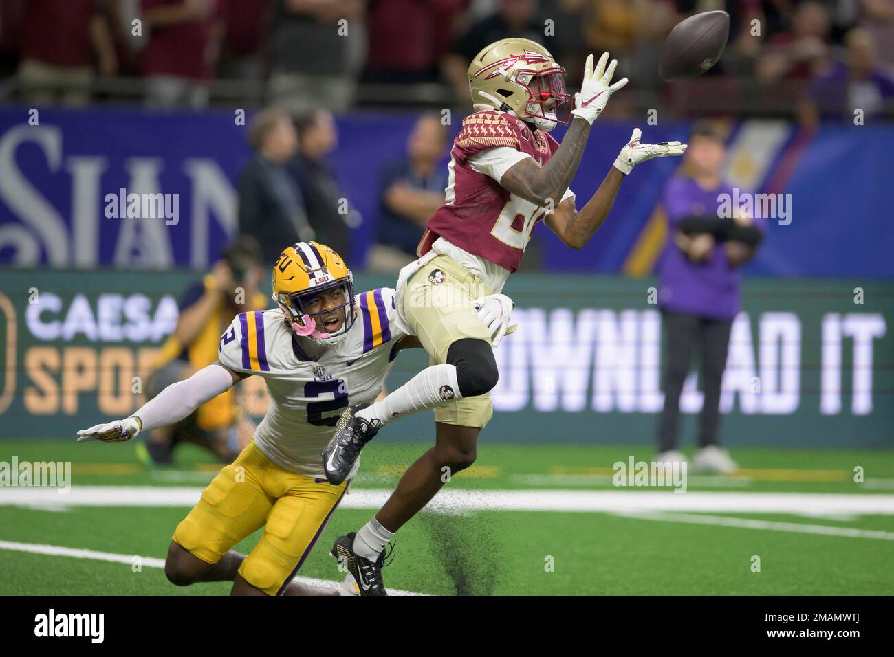 Florida State wide receiver Ontaria Wilson (80) catches a touchdown ...