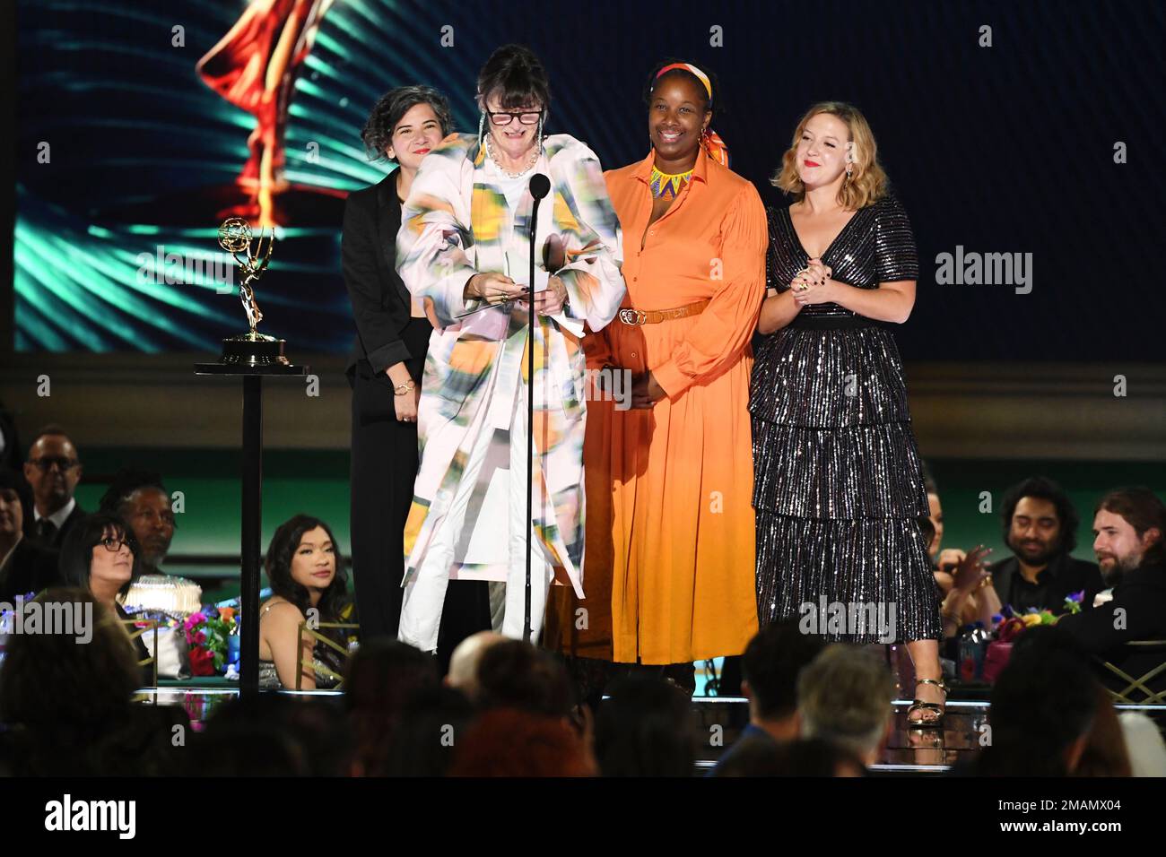EXCLUSIVE - Anna Cavaliere, from left, Sharon Long, Viveene Campbell ...