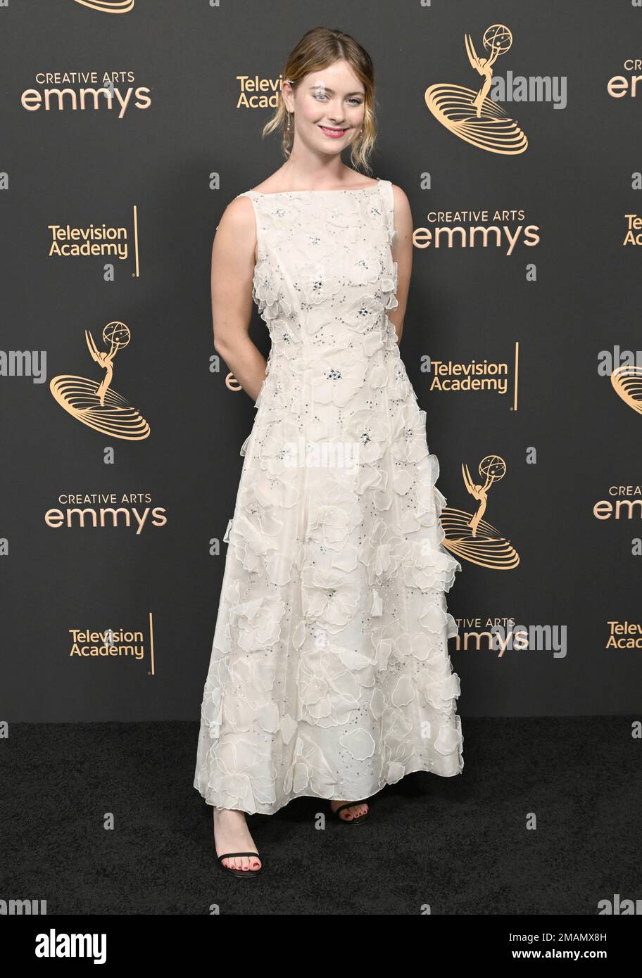 Julitta Dee Harden Scheel poses in the press room during night two of ...