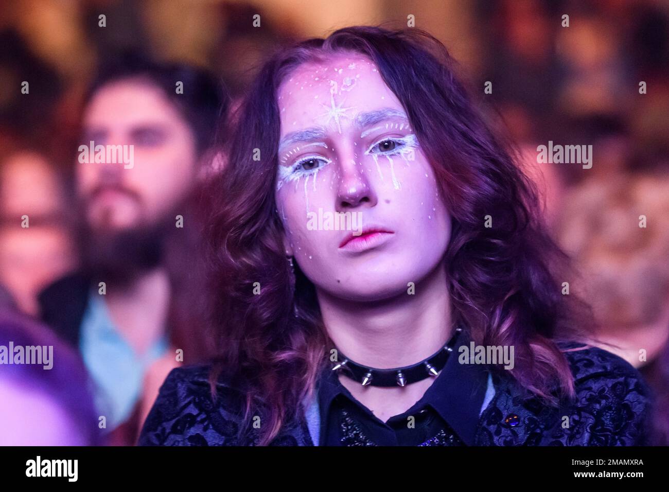 RIGA, LATVIA. 19th January 2023. Dutch band EPICA concert at Arena Riga ...