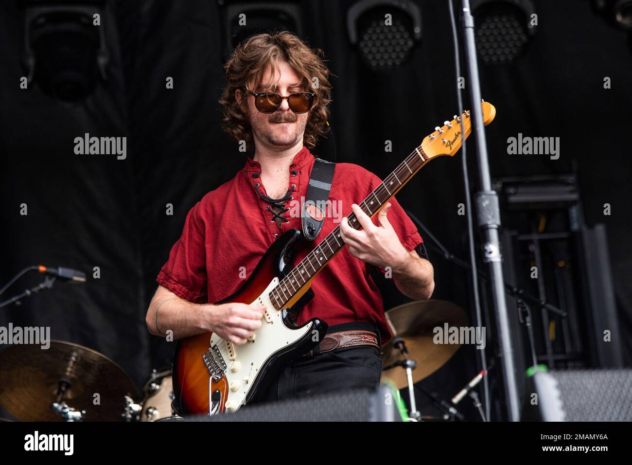 Tyler Fogerty of Hearty Har performs at the All In Music & Arts ...