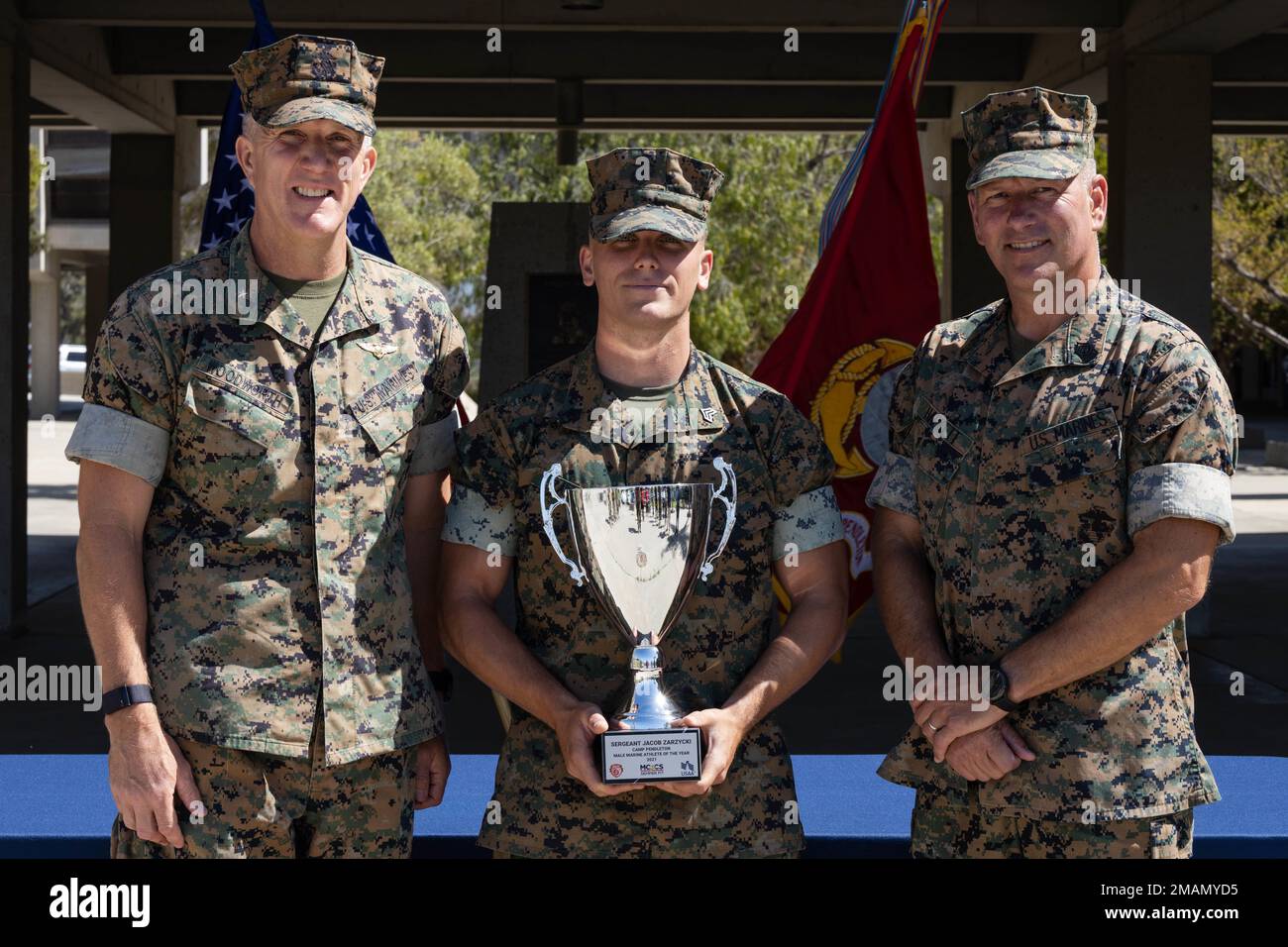 U.S. Marines Brig. Gen. Jason G. Woodworth, the commanding general of ...