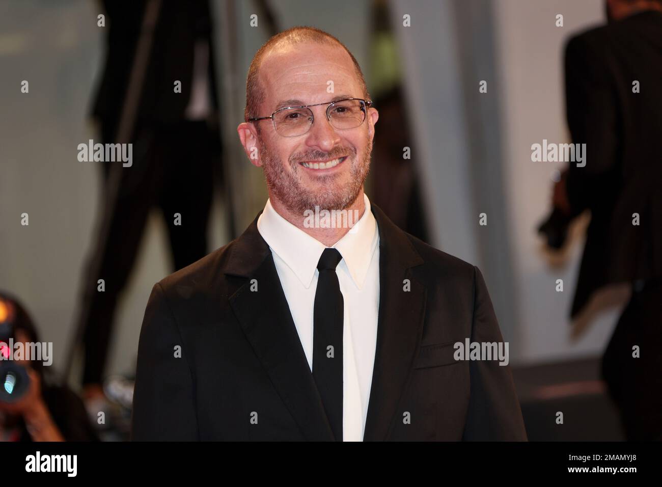 Director Darren Aronofsky poses for photographers upon arrival at the ...
