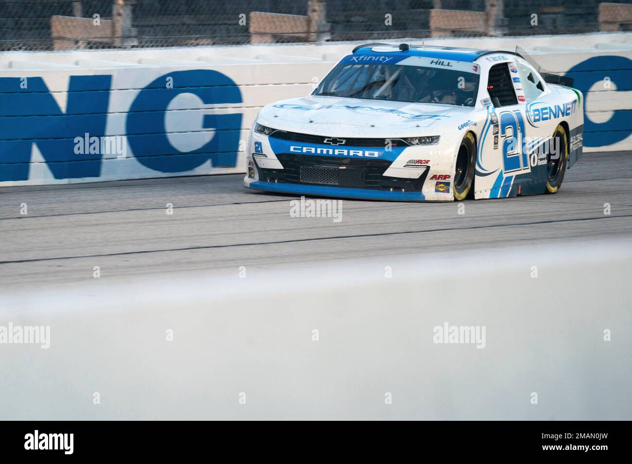 Austin Hill competes in the NASCAR Xfinity Help a Hero 200 race ...