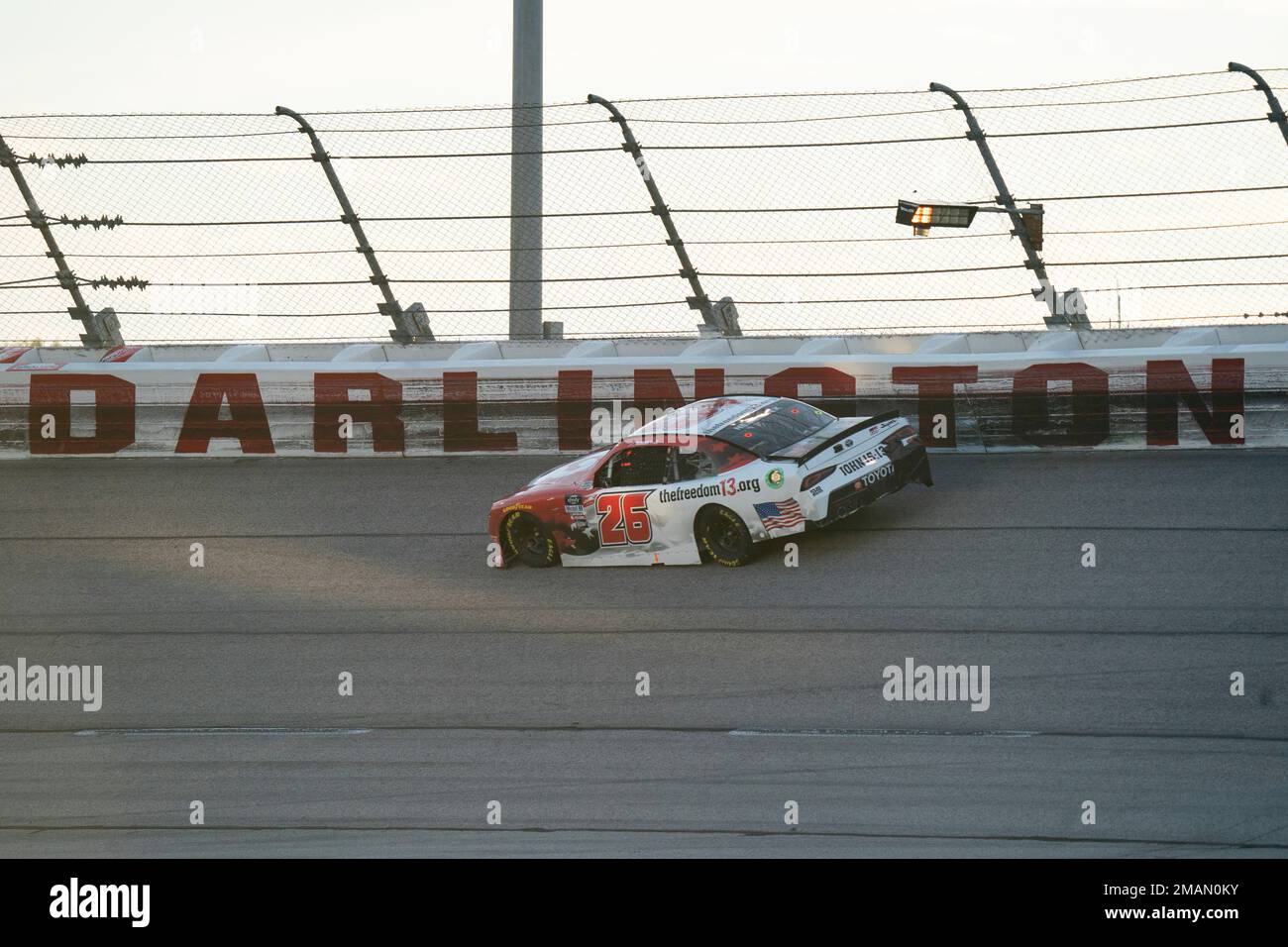 Josh Williams competes in the NASCAR Xfinity Help a Hero 200 race ...