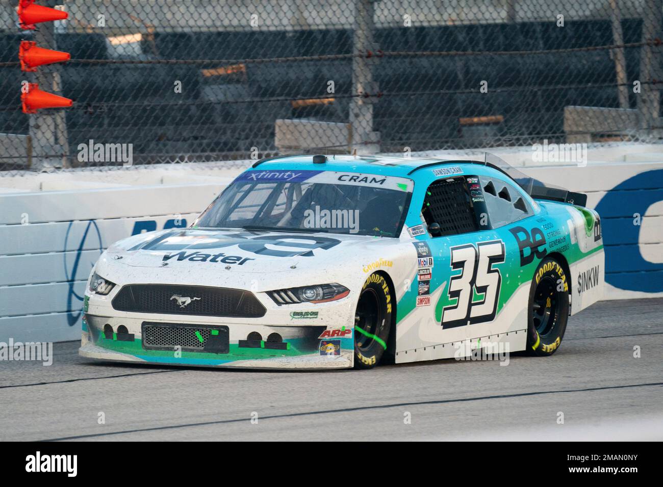 Dawson Cram competes in the NASCAR Xfinity Help a Hero 200 race ...