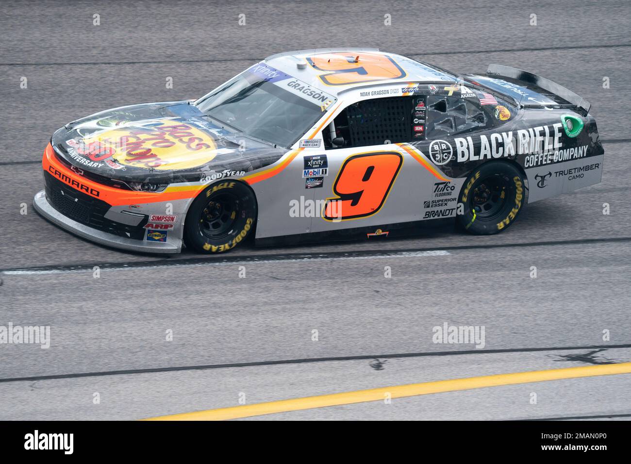 Noah Gragson competes in the NASCAR Xfinity Help a Hero 200 race ...