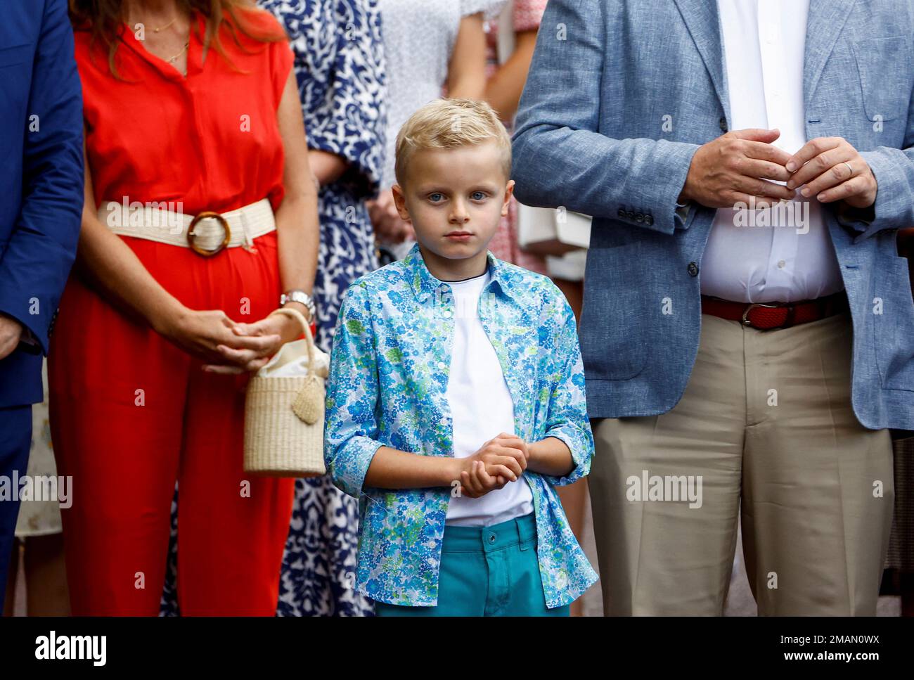 Prince Jacques of Monaco attends the traditional Monaco picnic, in ...