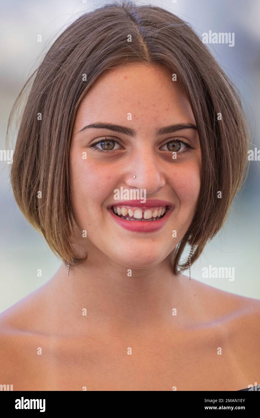 Luana Giuliani poses for photographers upon arrival for the photo call ...