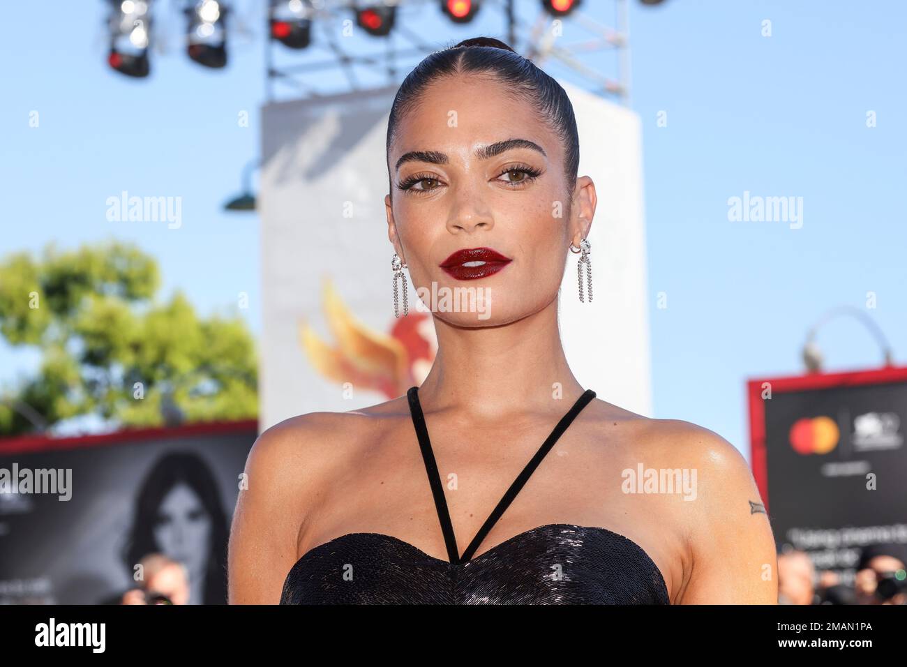 Elodie poses for photographers upon arrival at the premiere of the film ...