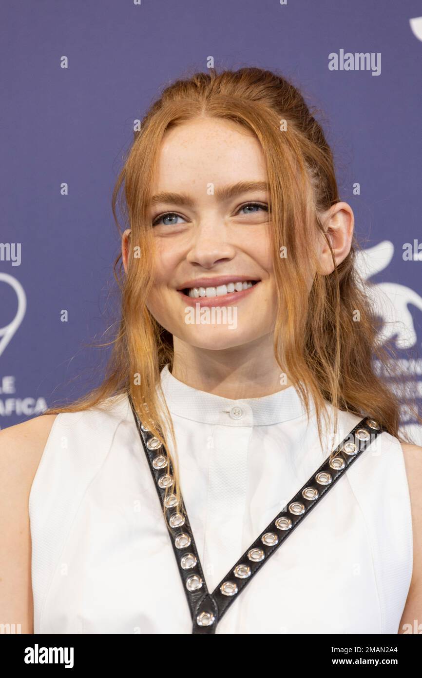 Sadie Sink poses for photographers at the photo call for the film 'The ...