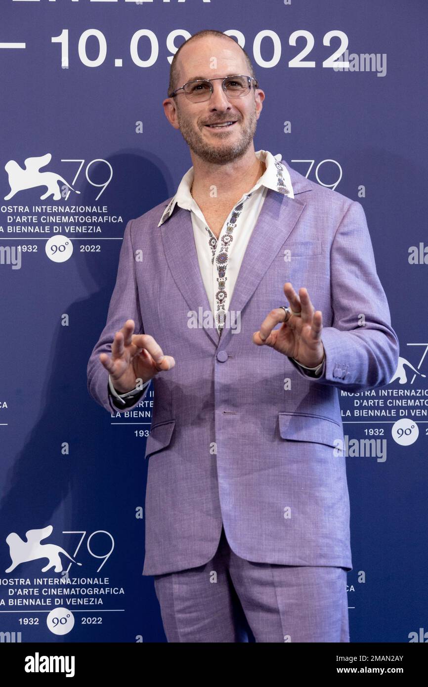 Director Darren Aronofsky poses for photographers at the photo call for ...