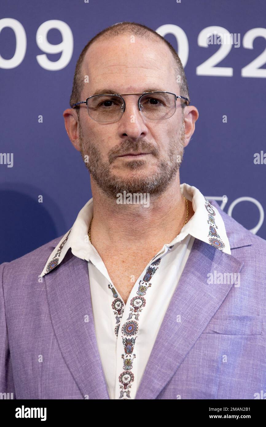 Director Darren Aronofsky poses for photographers at the photo call for ...