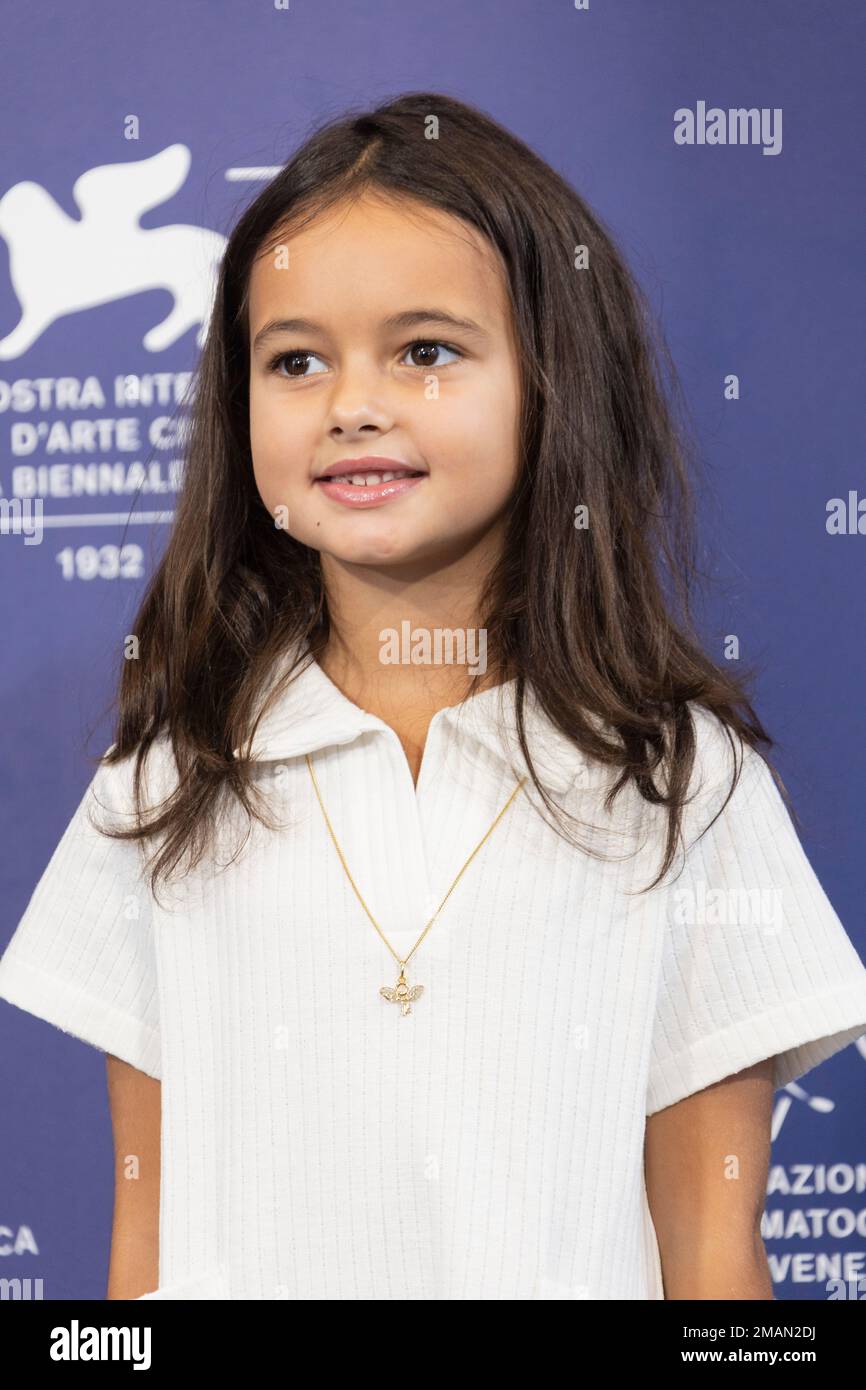 Callie Ferreira-Goncalves poses for photographers at the photo call for ...