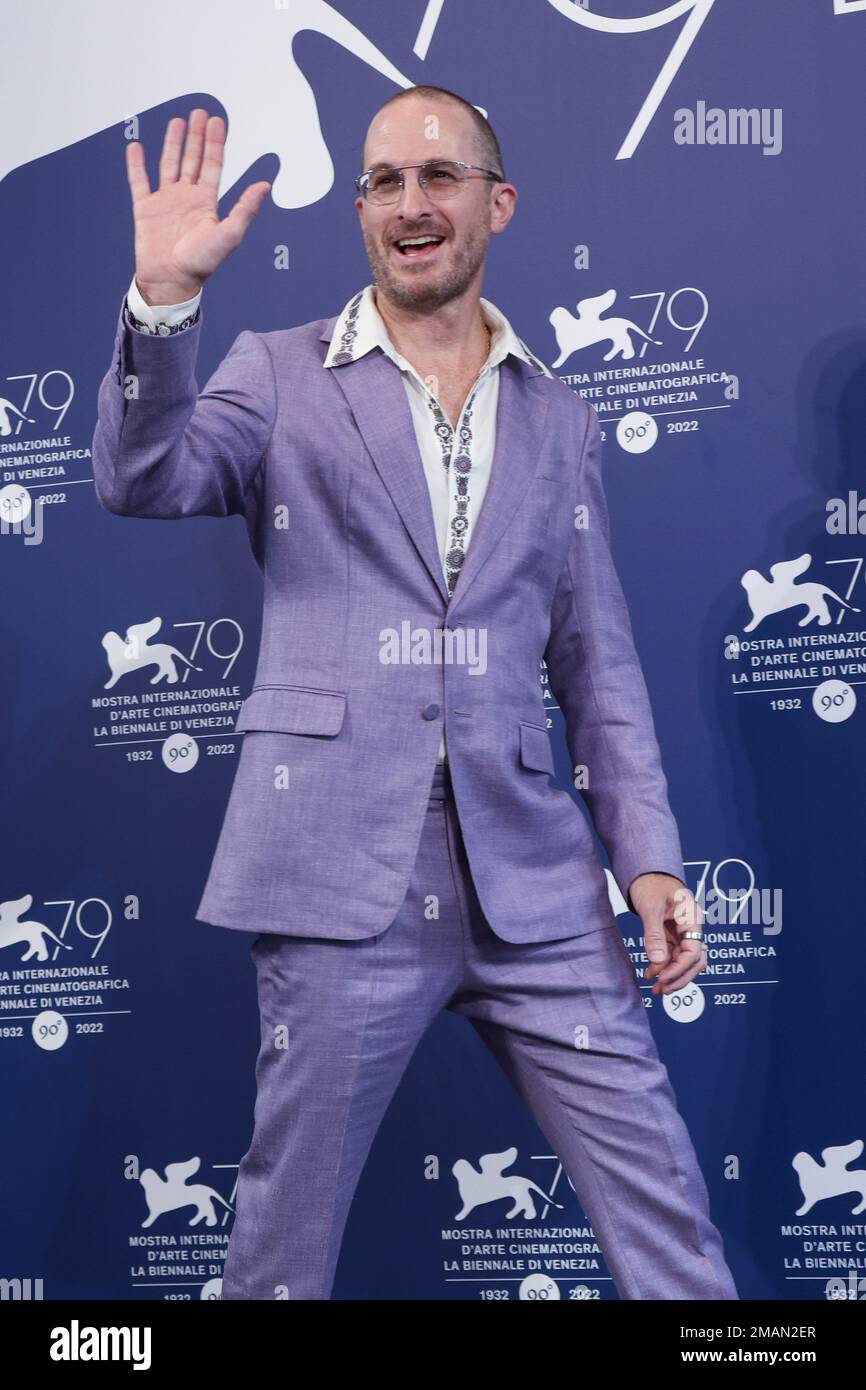 Director Darren Aronofsky poses for photographers at the photo call for ...