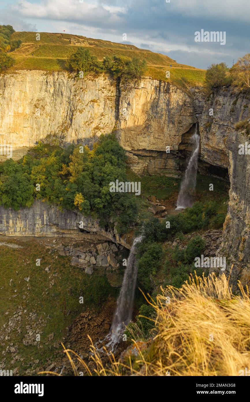 Khan waterfall. Matla nature extreme park. Caucasus scenery. Dagestan ...