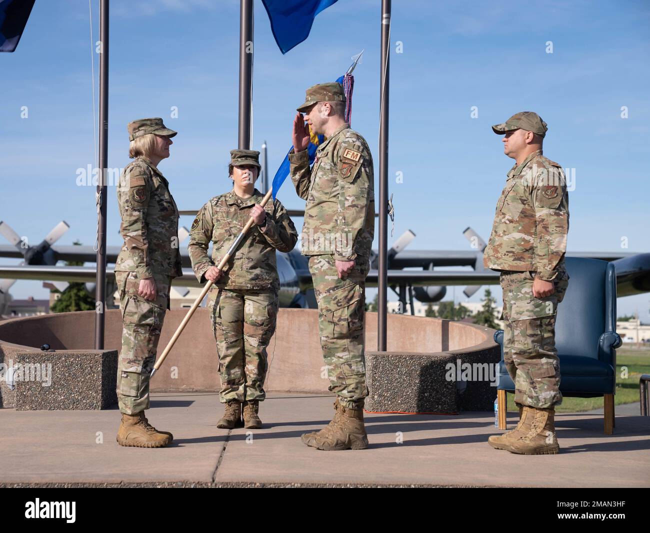U.S. Air Force Lt. Col. Casey Wyman former 673d Comptroller Squadron ...