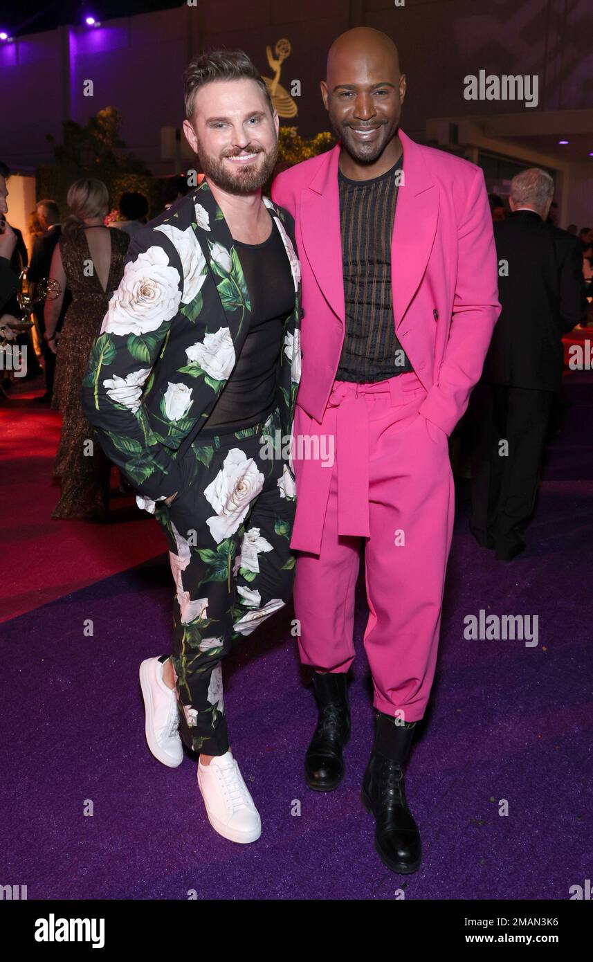 EXCLUSIVE - Bobby Berk, left, and Karamo Brown enjoy night one of the ...