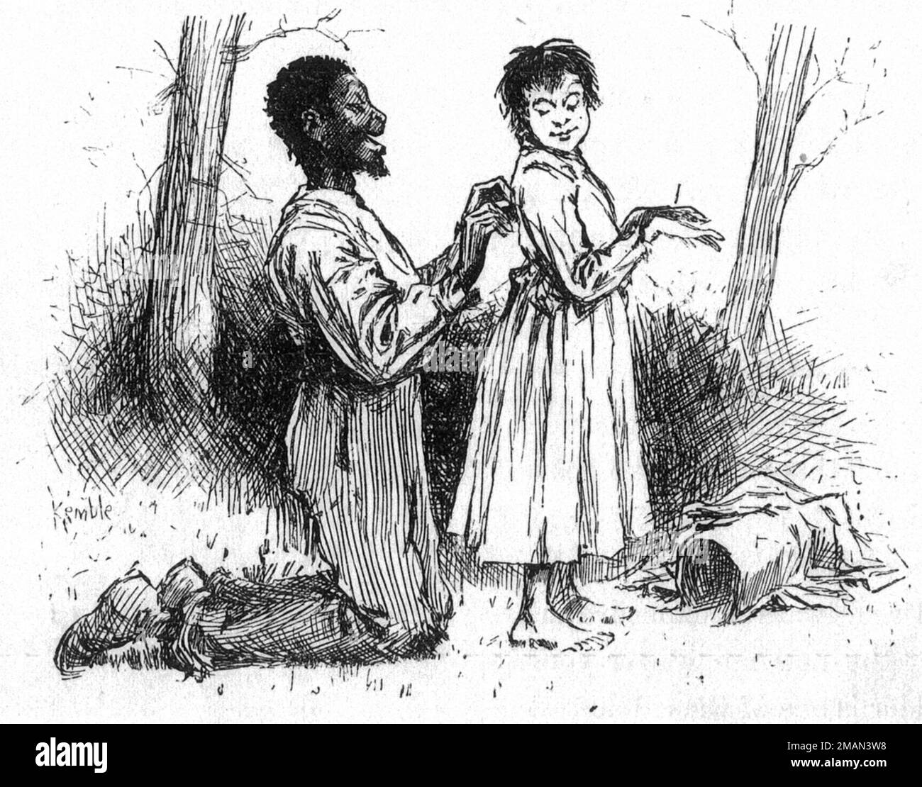 Adventures of Huckleberry Finn 1885-p82 Stock Photo - Alamy